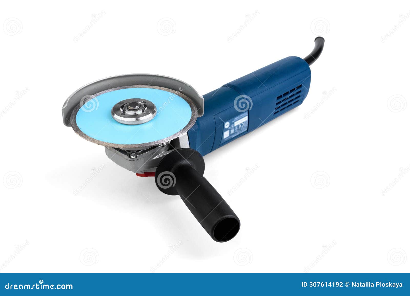 Professional Angle Grinder Isolated on White Background. Stock Photo ...