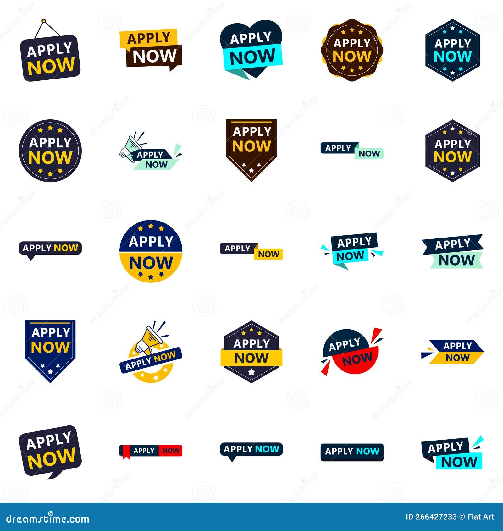 25 Professional Apply Now Banners To Elevate Your Brand Stock Vector ...