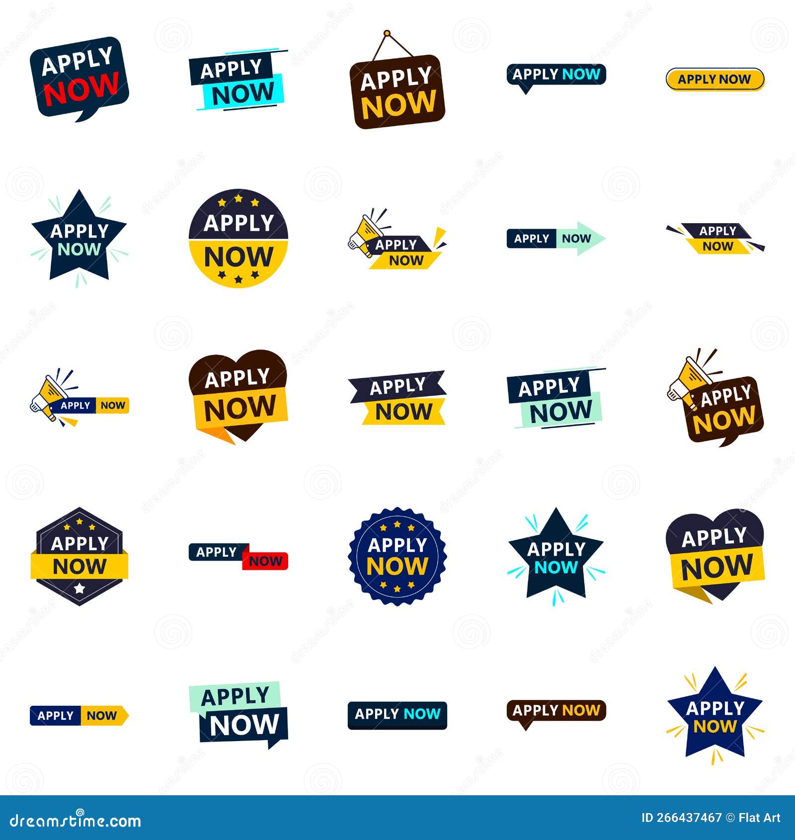 25 Professional Apply Now Banners To Elevate Your Brand Stock Vector ...