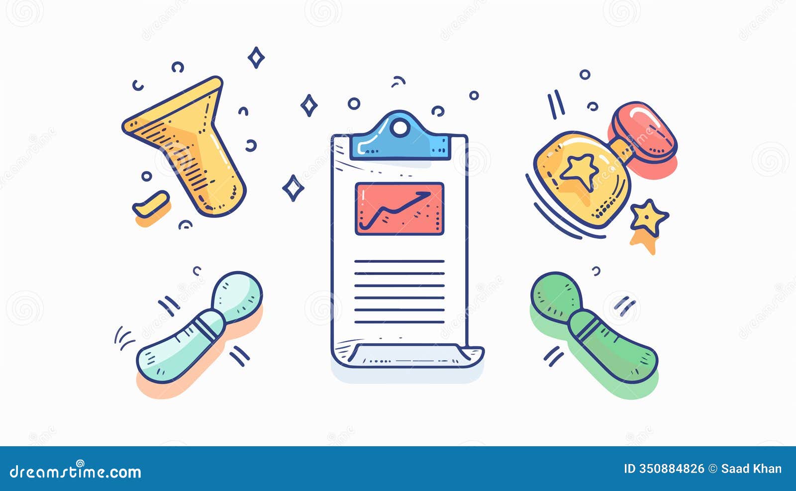 Approval Stamp Line Outline Icon Cartoon Vector | CartoonDealer.com ...