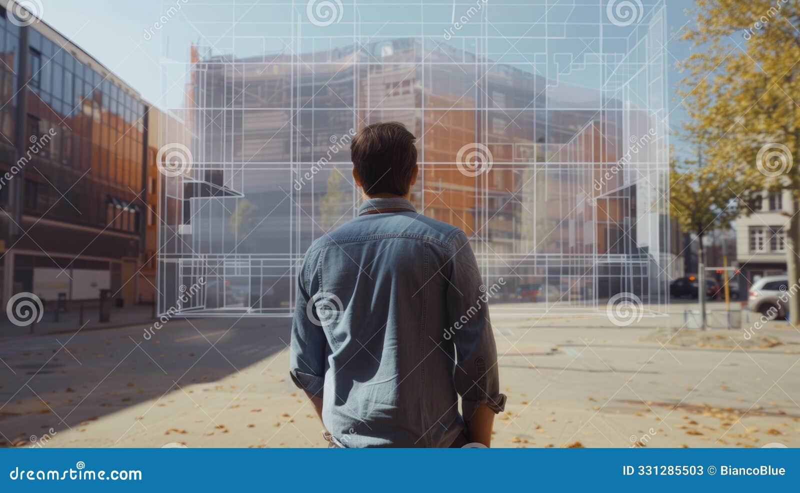 Architect Design Building Construction by Using Visual Reality Goggles ...