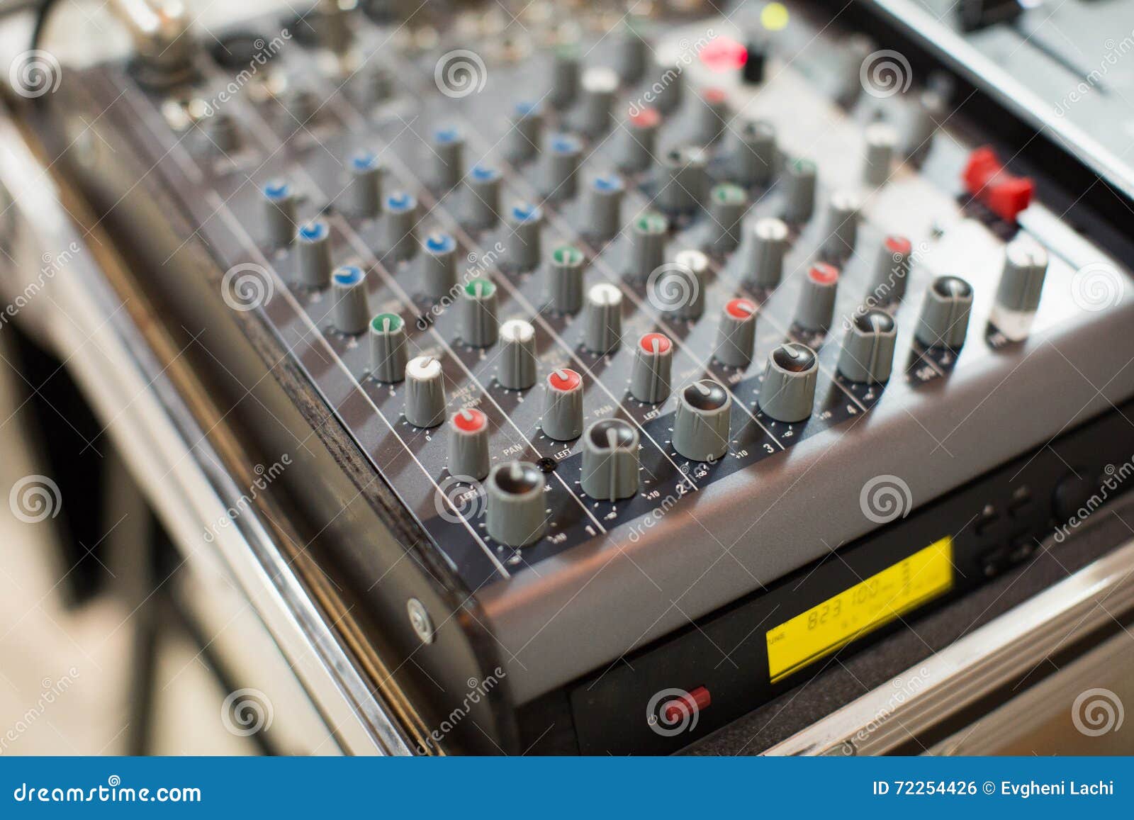 Professional Audio Mixing Console Stock Photo - Image of media, mixing ...