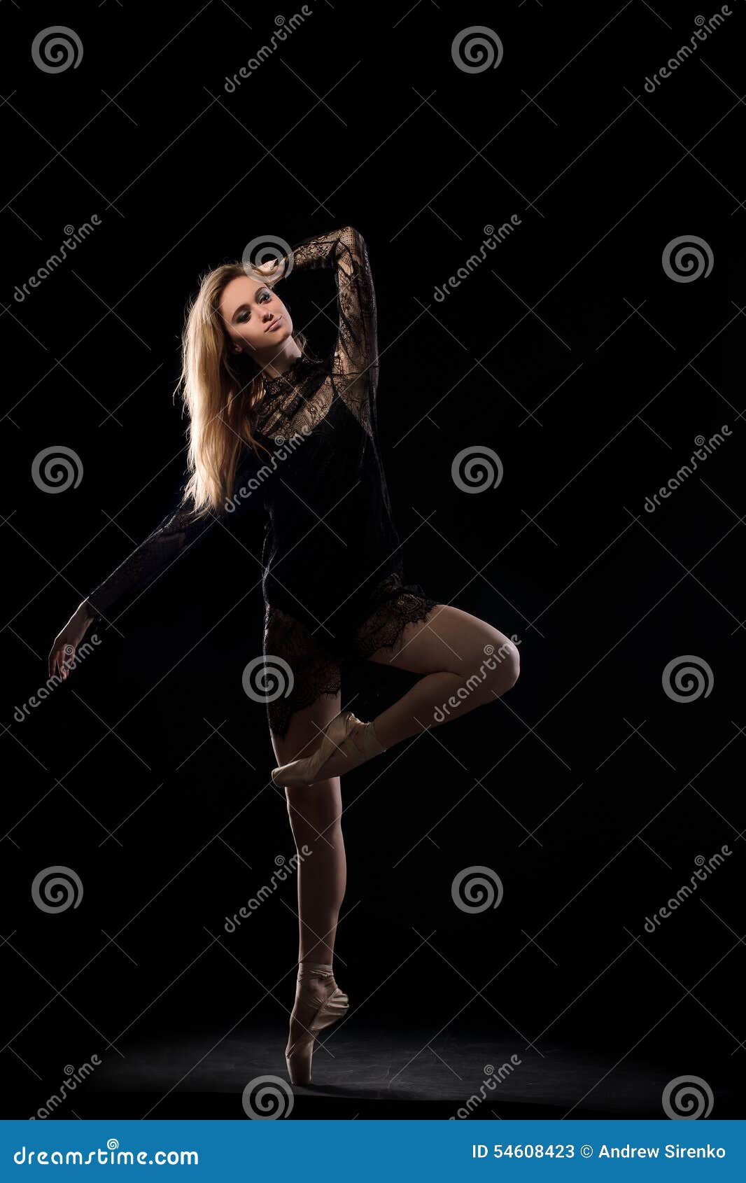 Professional Ballet Female Dancer Stock Image - Image of caucasian ...