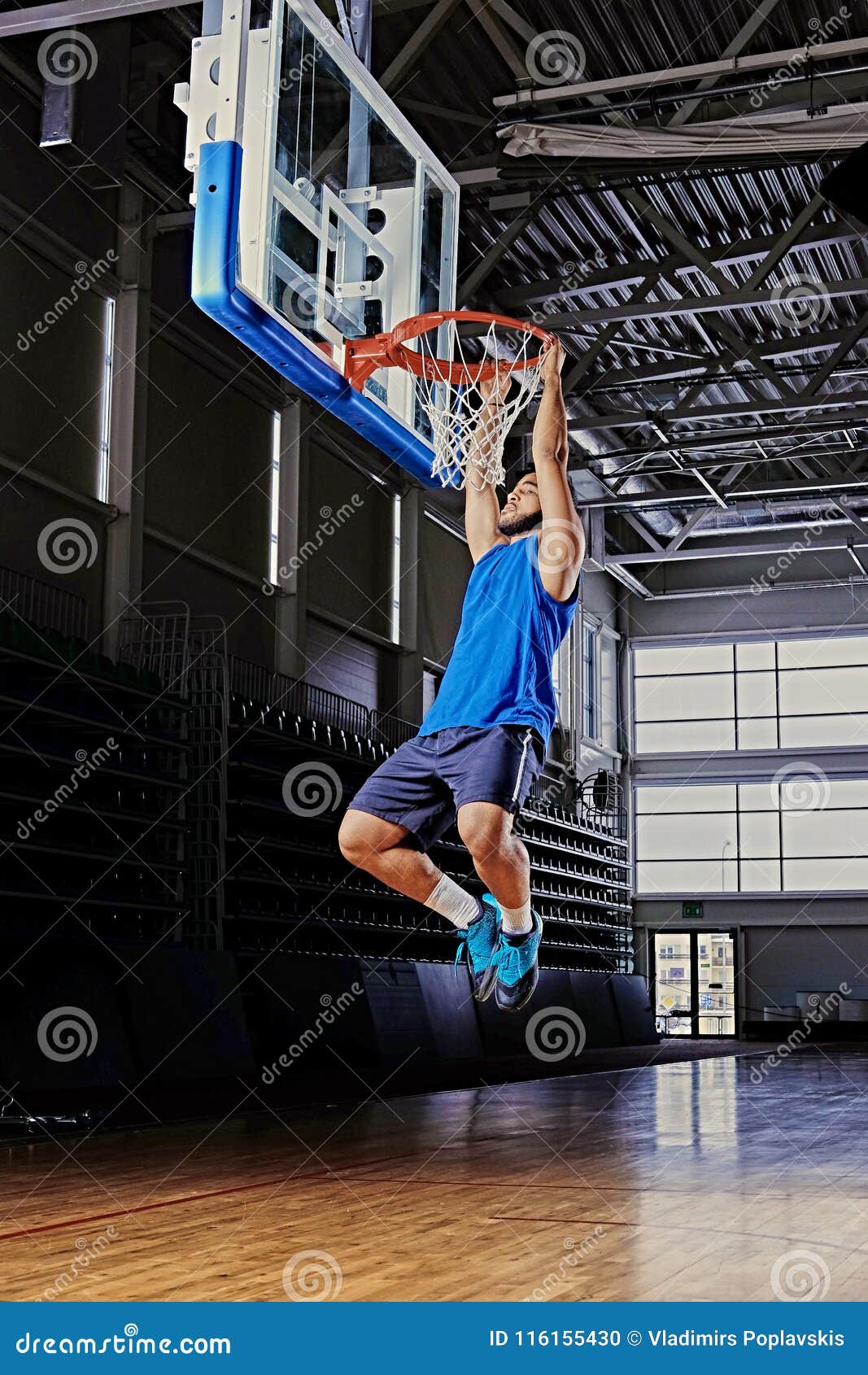 Professional Basketball Player in Action on a Basketball Field. Stock ...