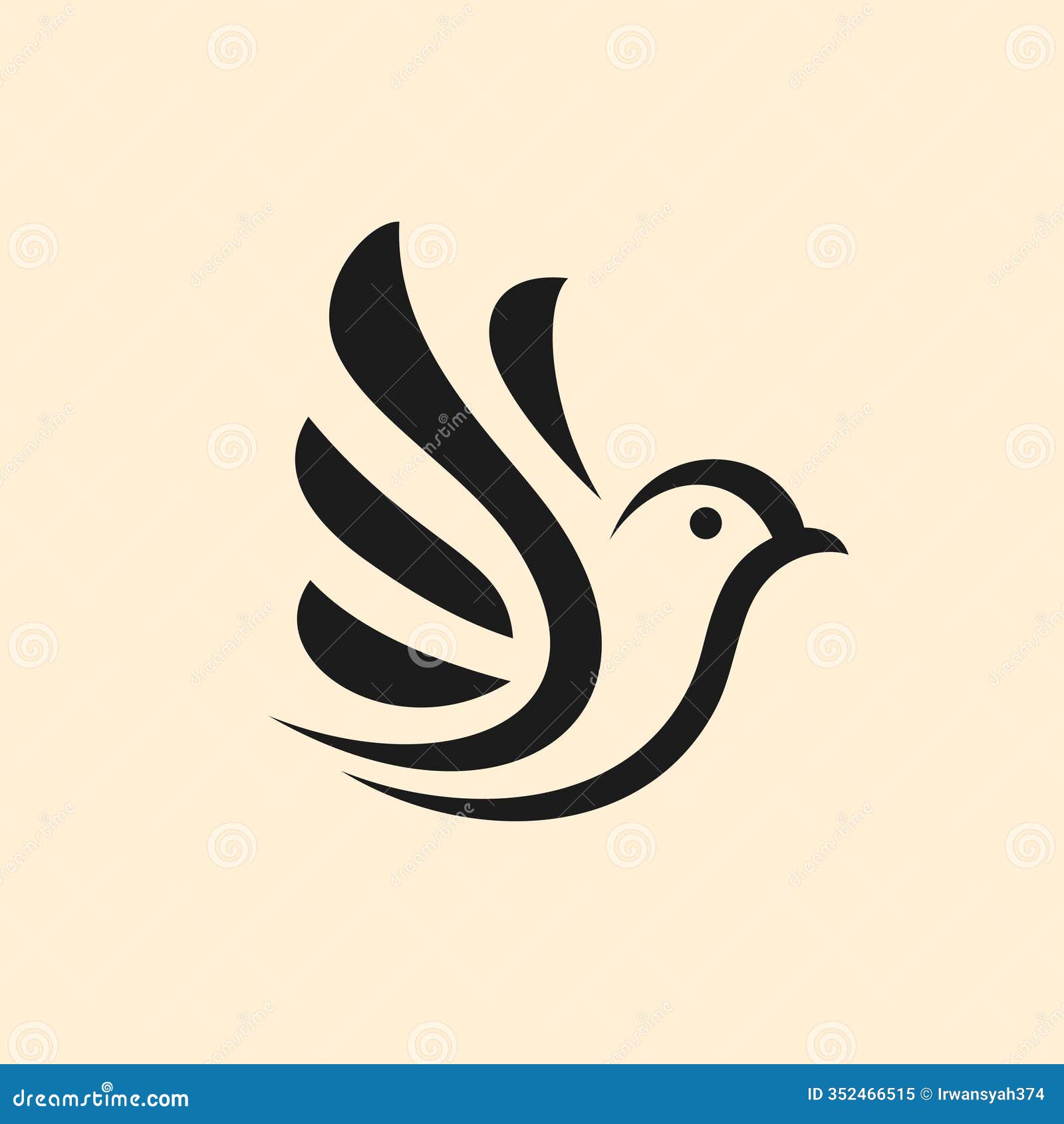 Professional Bird Logo Design Examples Stock Illustration ...