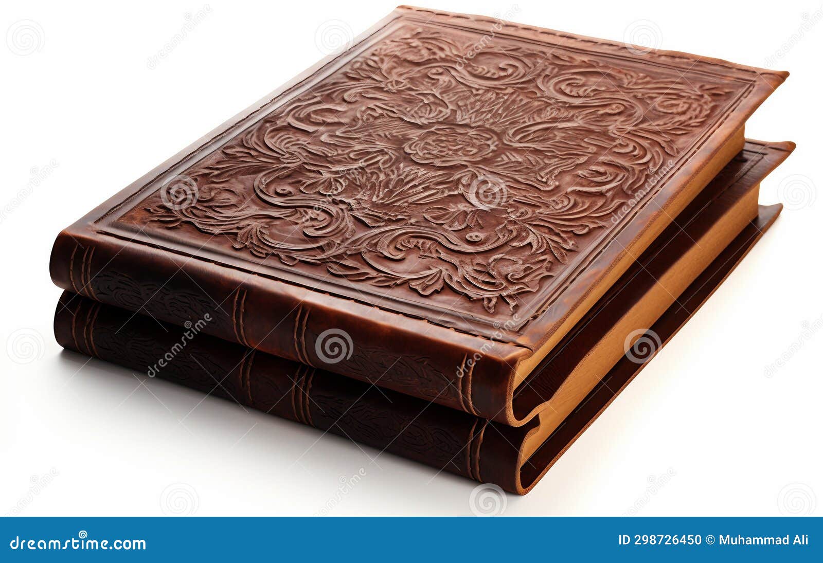 Professional Book Design on White Background Stock Photo - Image of ...