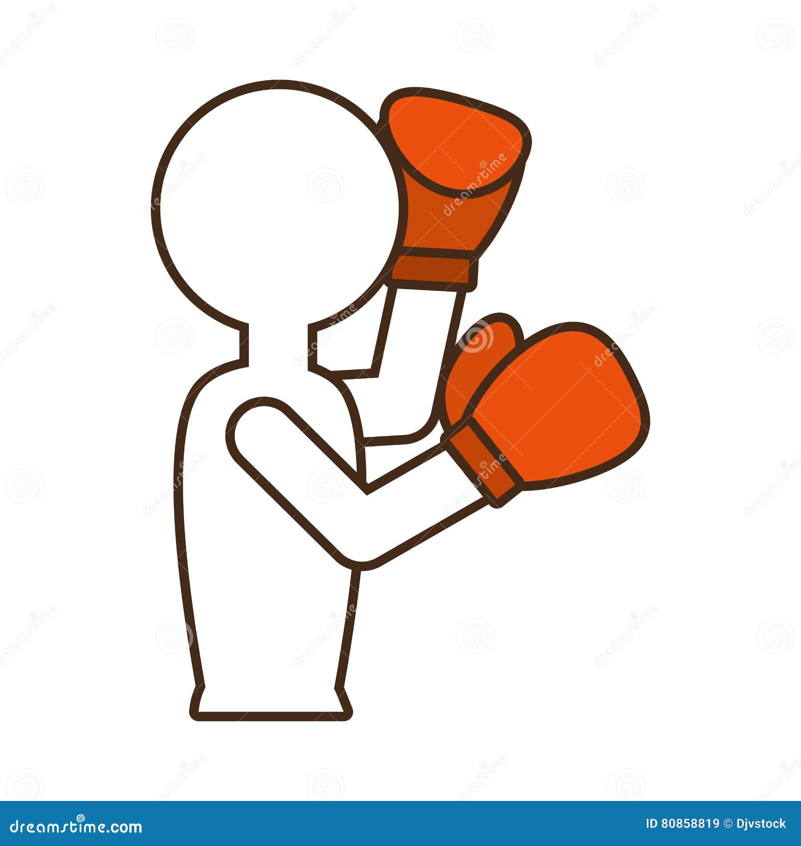 Professional Boxer Avatar Icon Stock Vector - Illustration of design ...