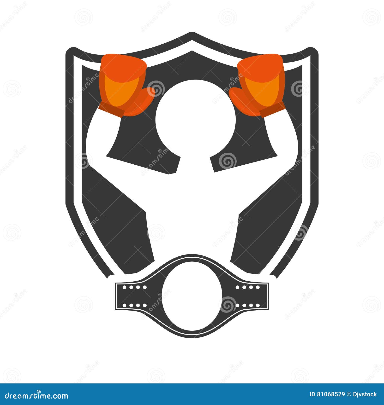 Professional Boxer Avatar Isolated Icon Stock Vector - Illustration of ...