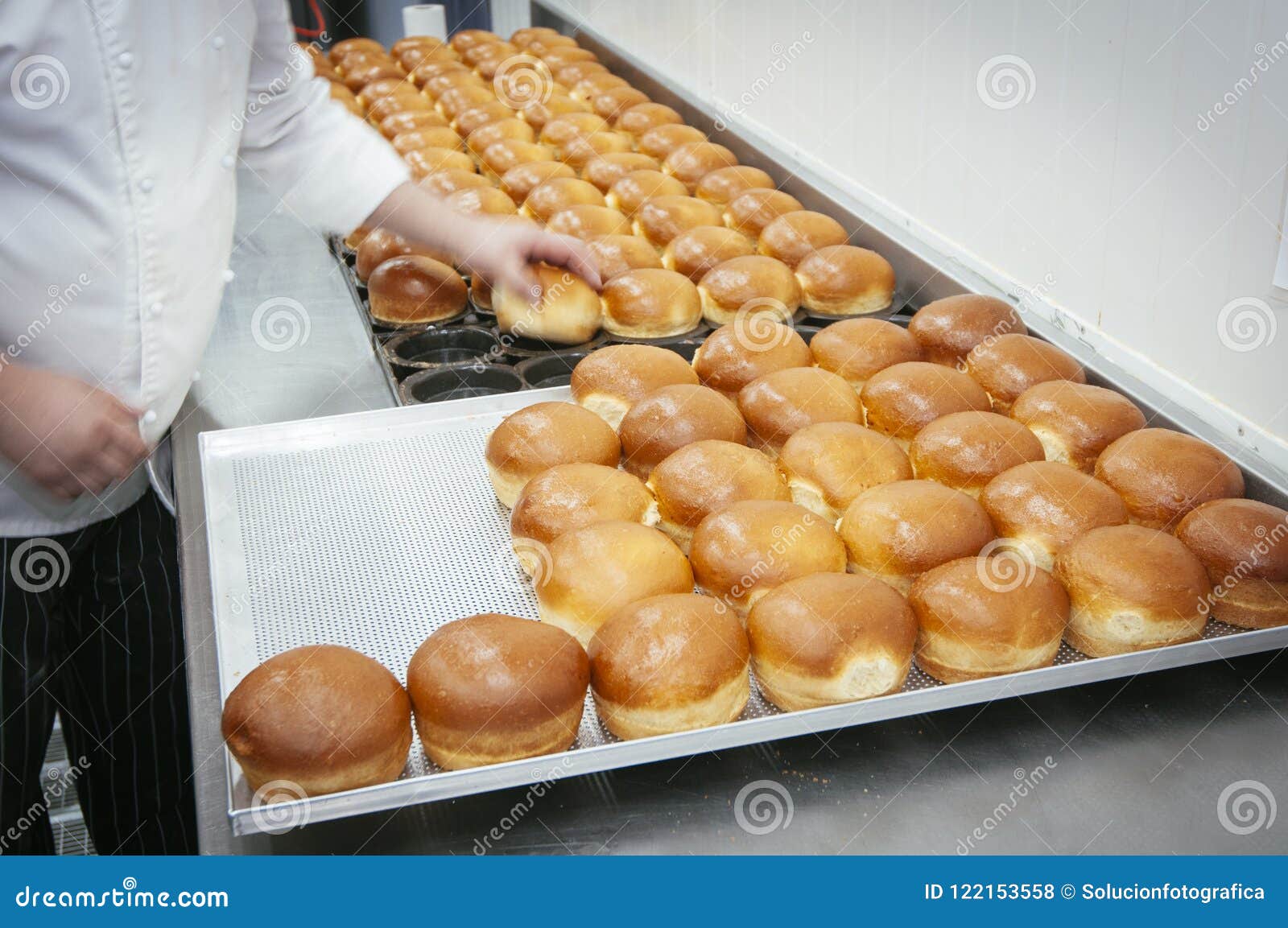 Professional breadmaking stock photo. Image of wheat - 122153558