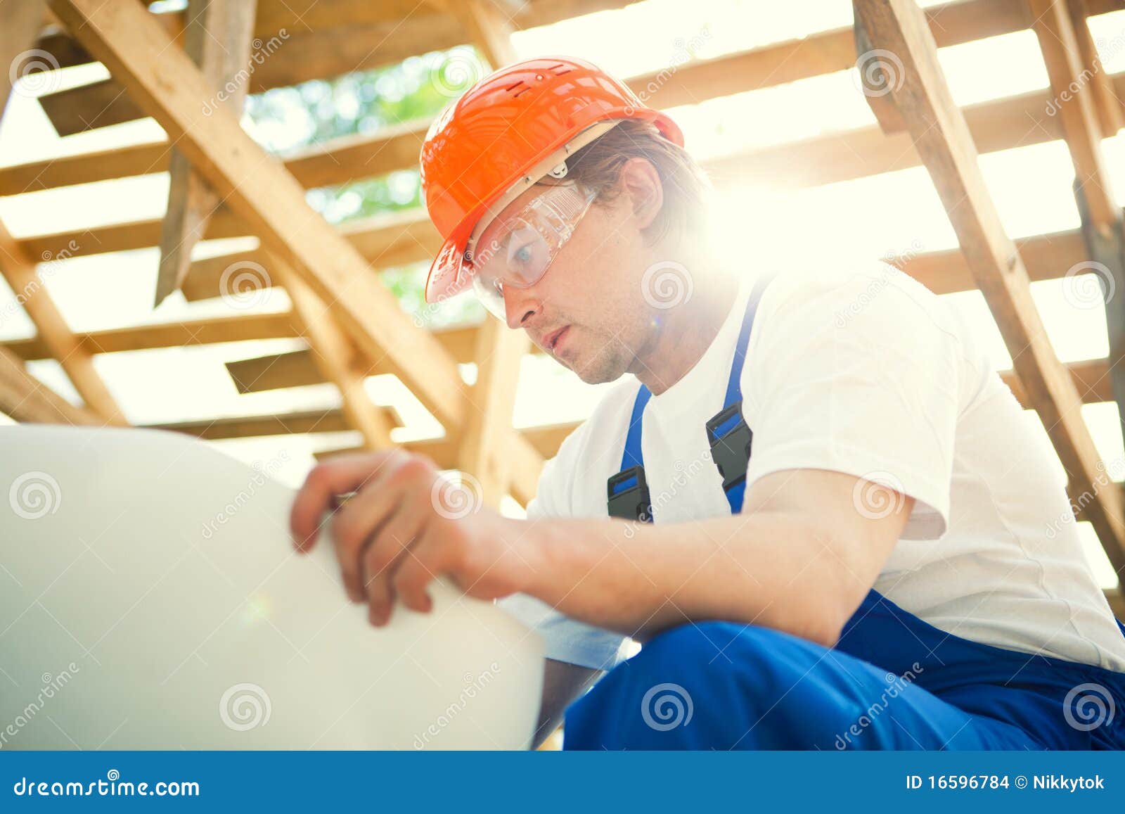Professional builder stock photo. Image of construction - 16596784