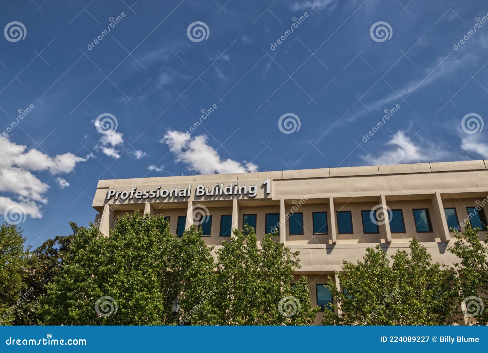 A Professional Building Complex Exterior Partial Building Stock Image ...
