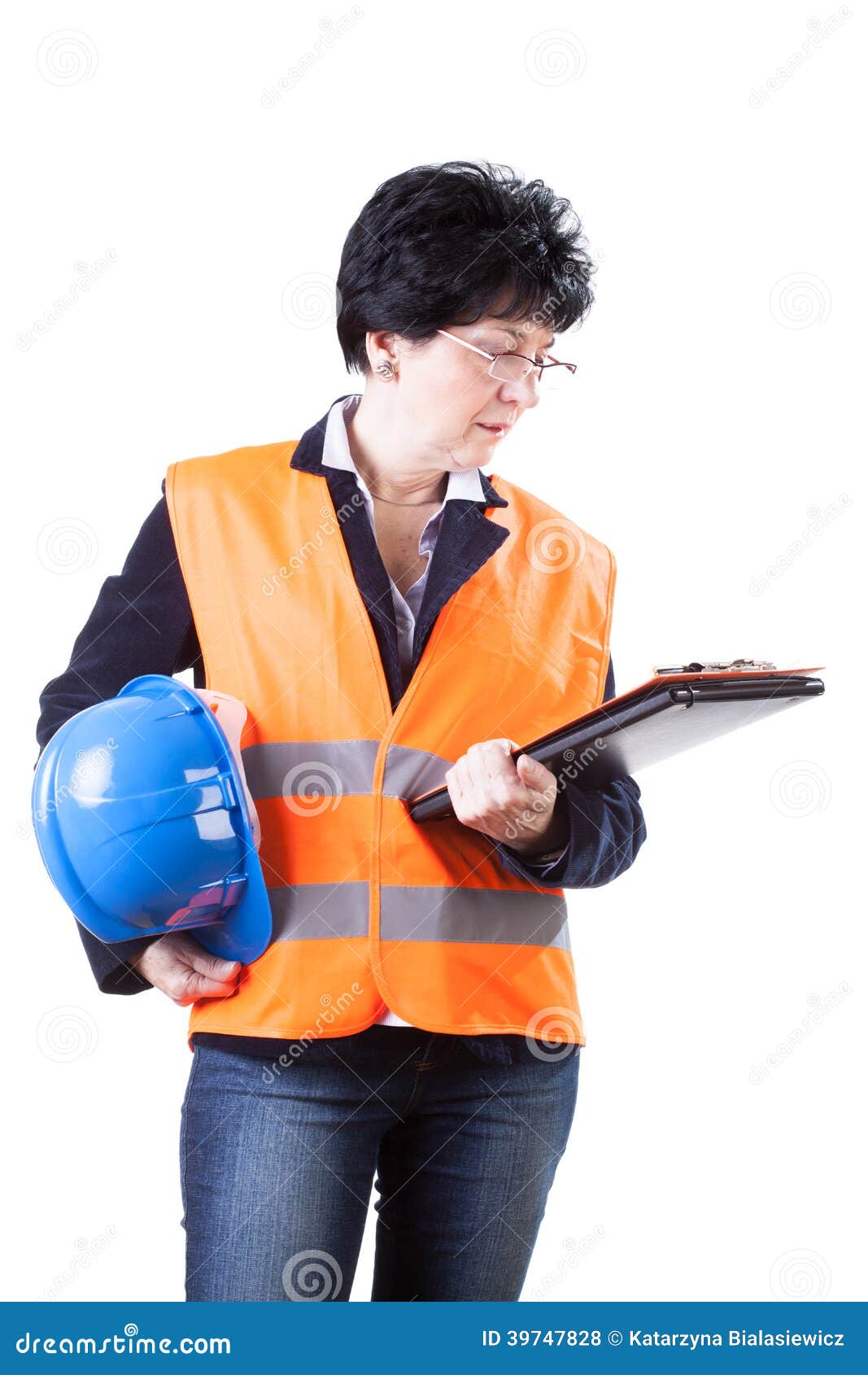 Professional Building Site Manager Stock Photo - Image of concentration ...