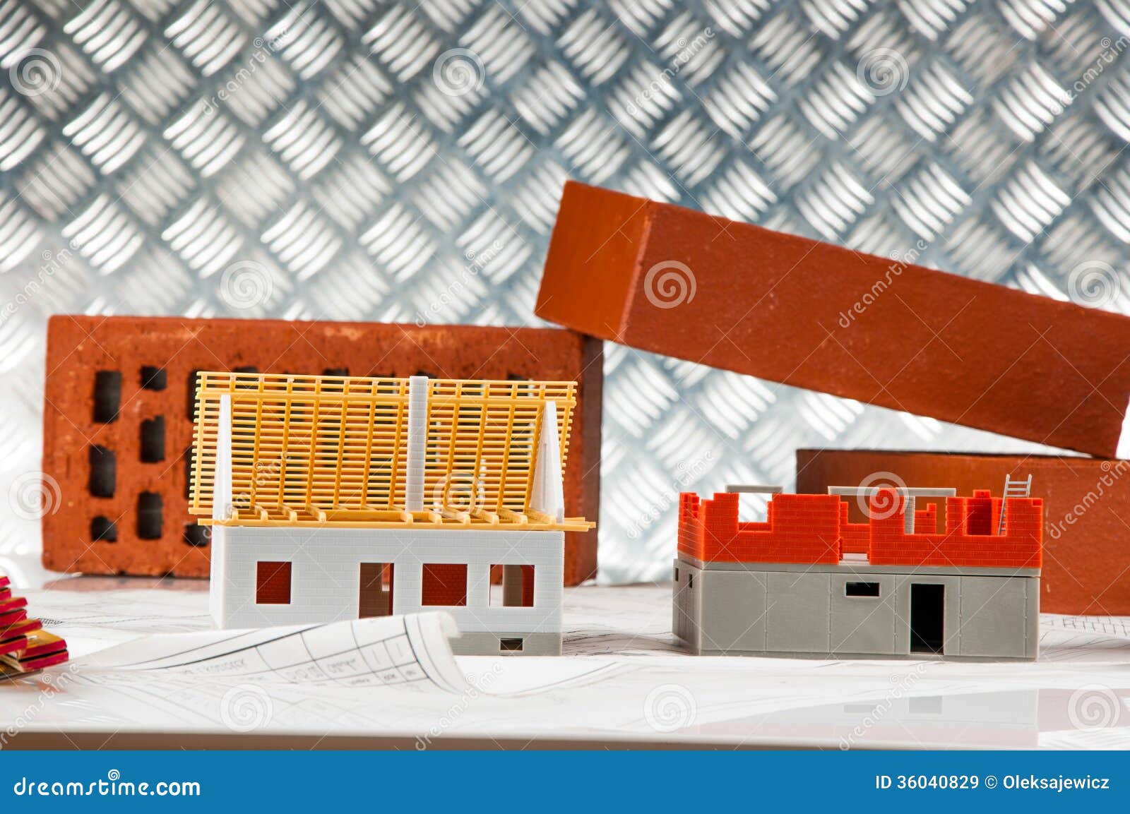 Professional Building Stuff Stock Image - Image of brick, roof: 36040829