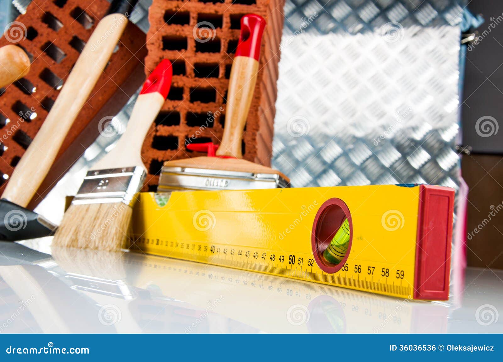 Professional Building Stuff, Construction Site Objects Stock Photo ...
