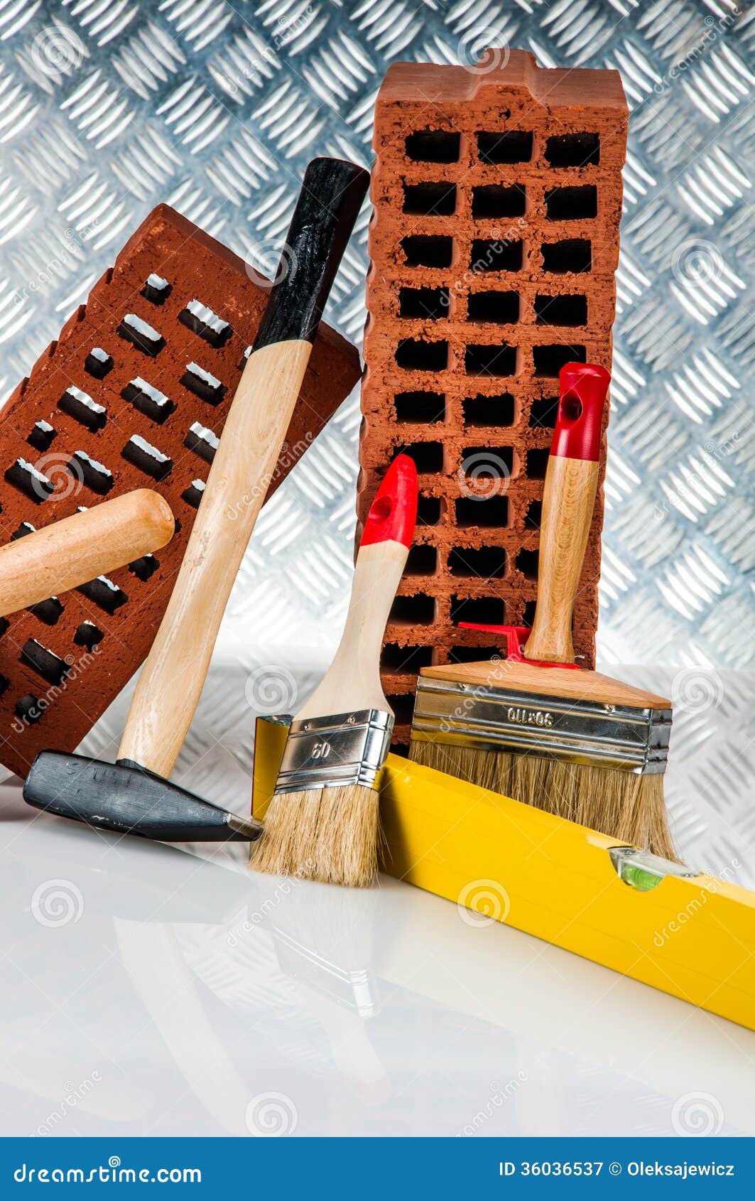 Professional Building Stuff, Construction Site Objects Stock Image ...