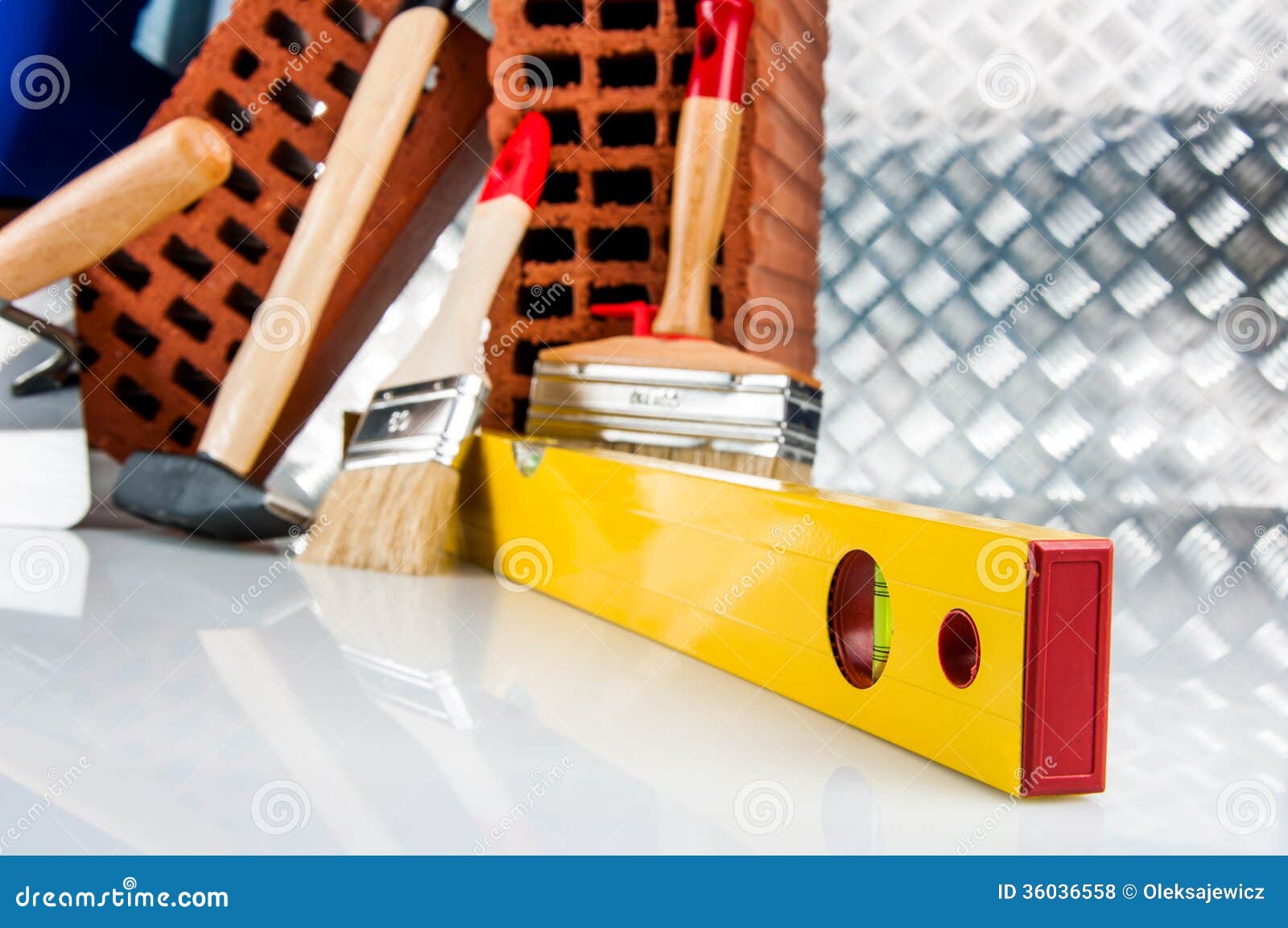 Professional Building Stuff, Construction Site Objects Stock Photo ...