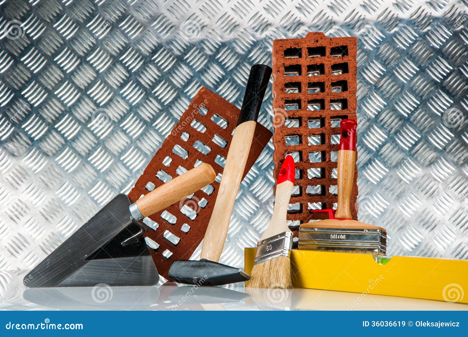 Professional Building Stuff, Construction Site Objects Stock Image ...