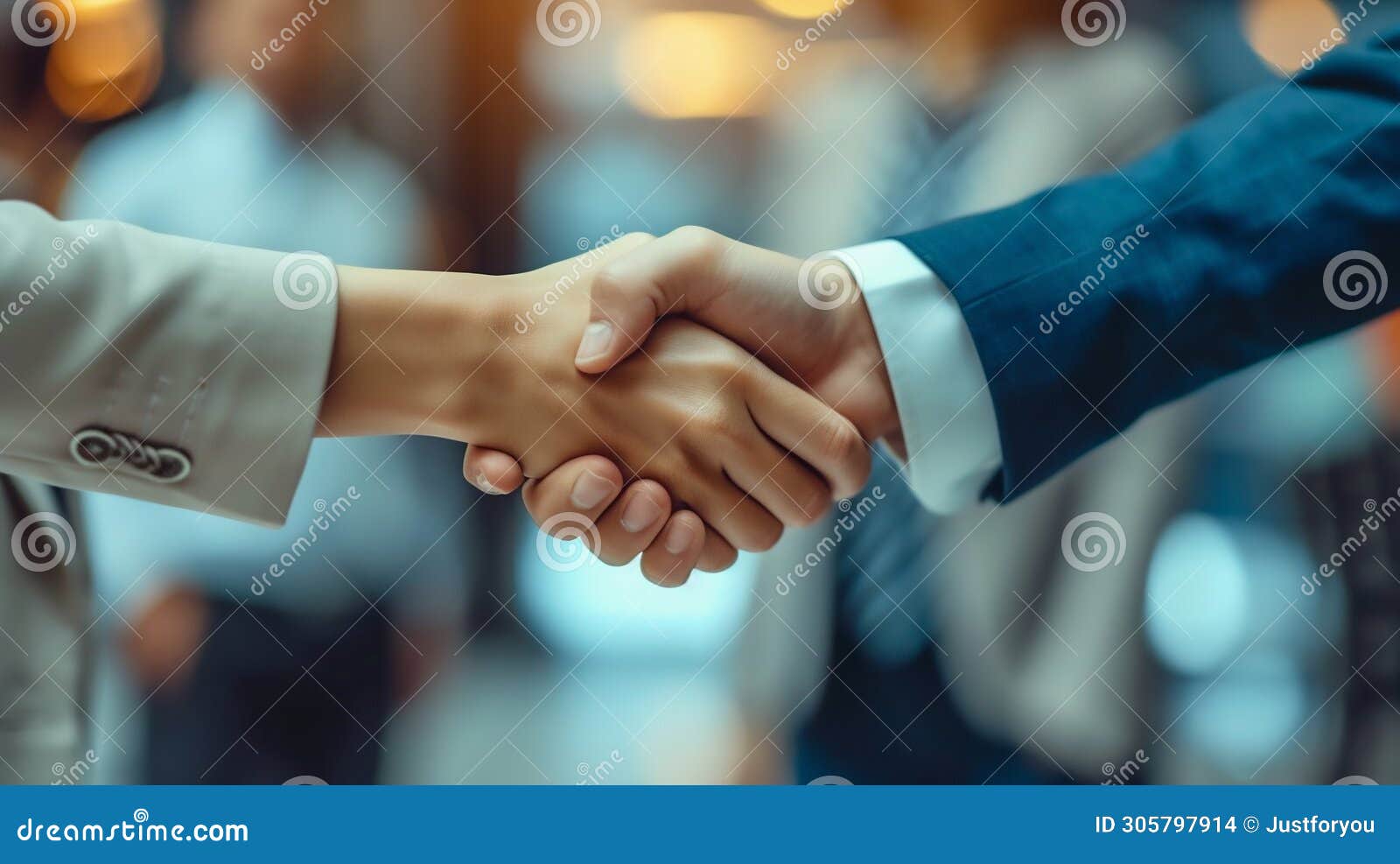 Professional Business Handshake. Generative Ai Stock Illustration ...