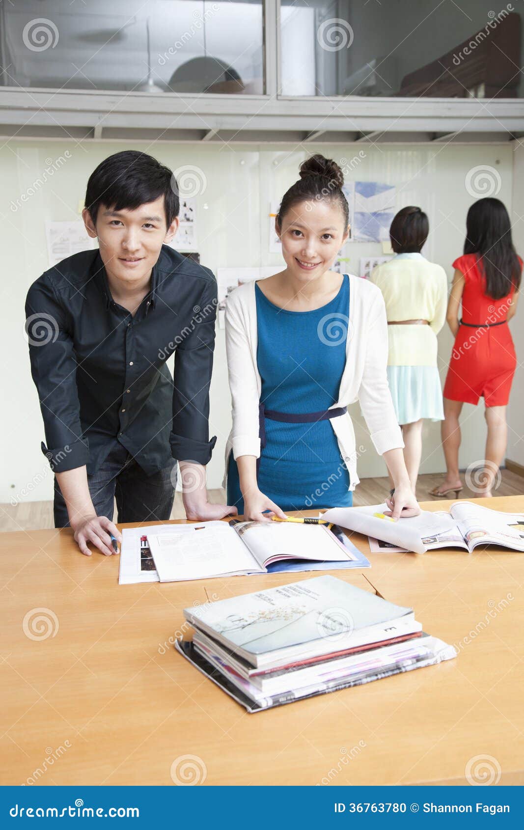 Professional Business People in Creative Office Stock Photo - Image of ...