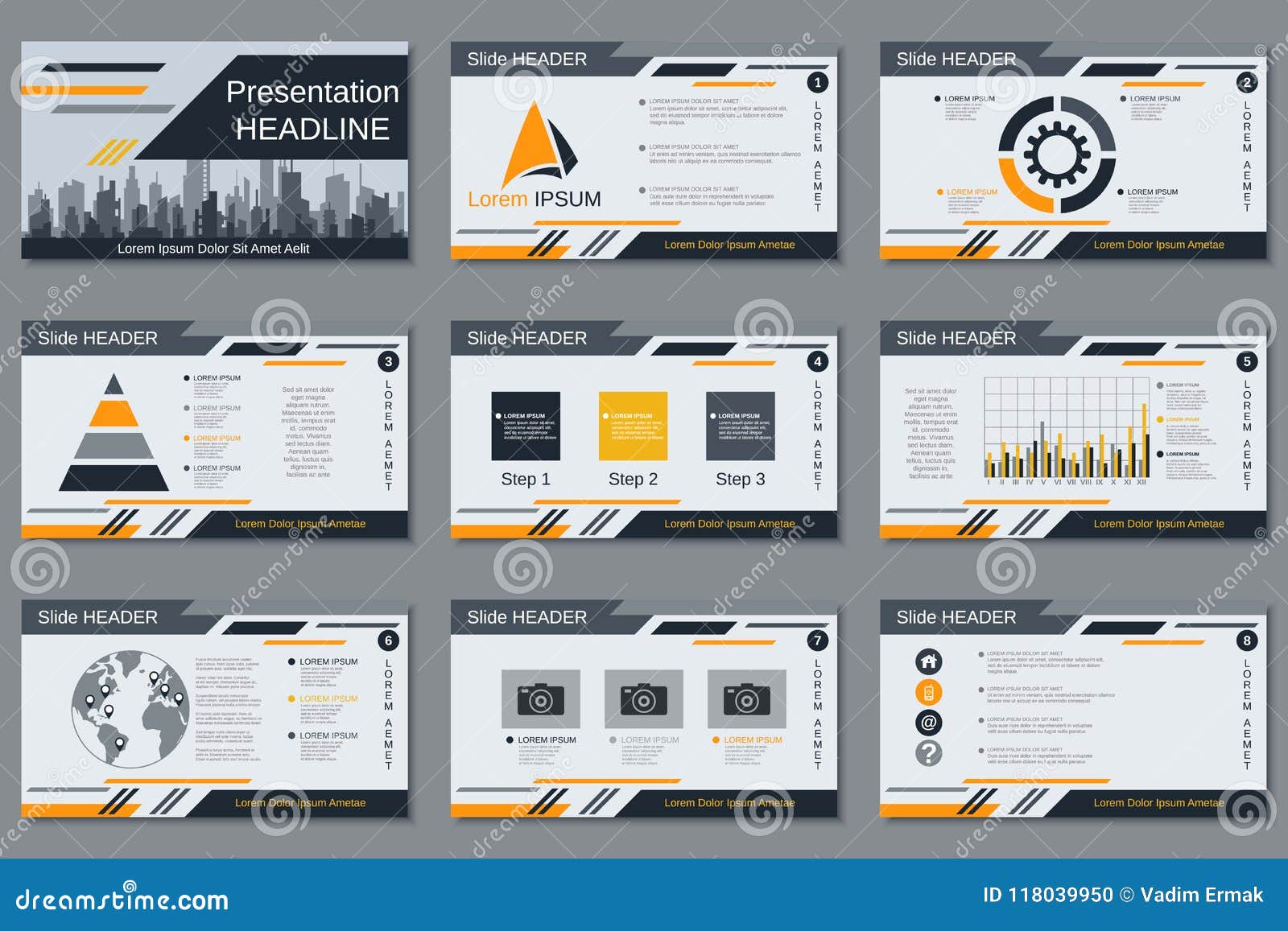 Professional Business Presentation, Slide Show Vector Template Stock ... Professional Business Presentation, Slide Show Vector Template Stock ...