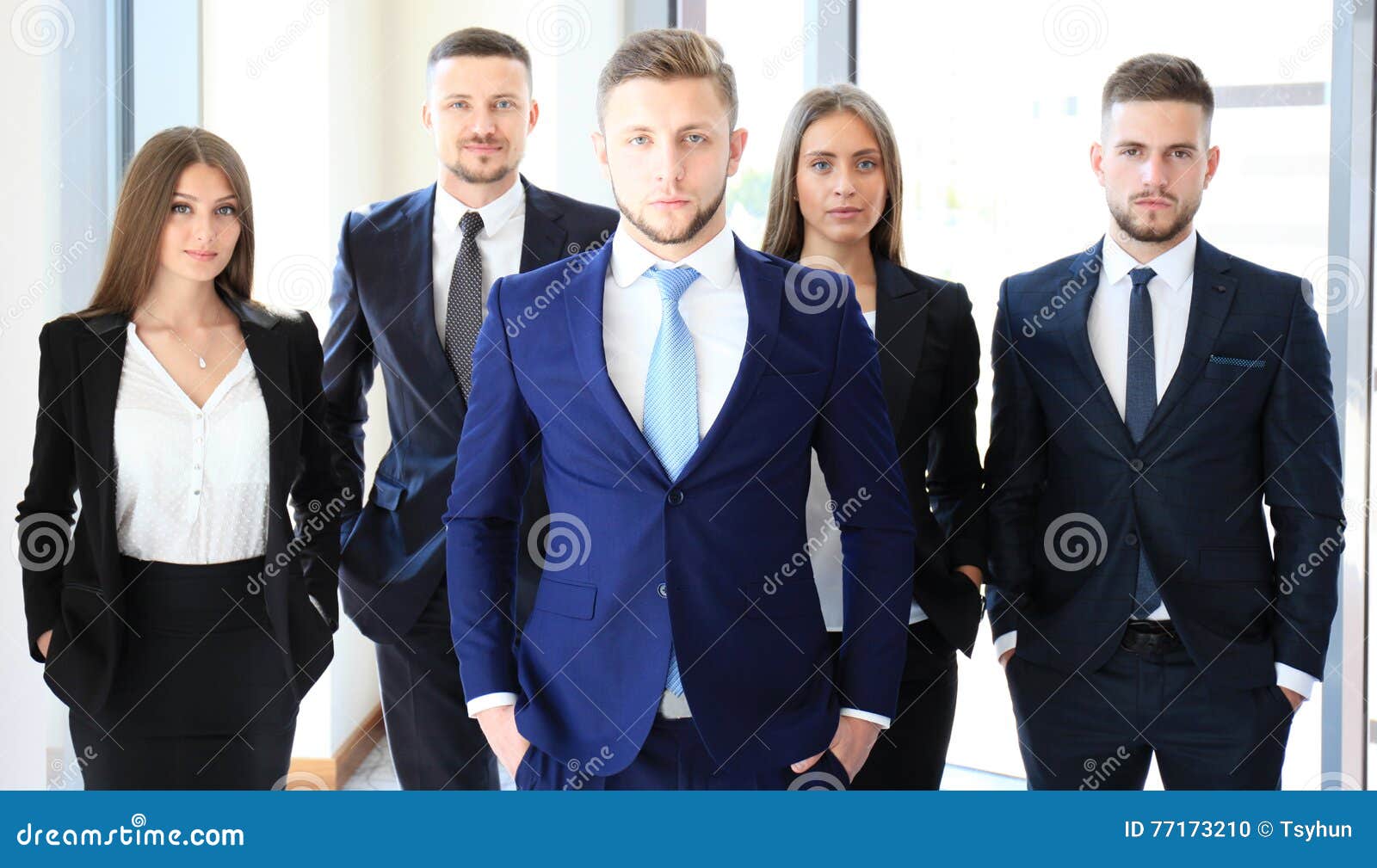 Professional business team stock photo. Image of confidence - 77173210