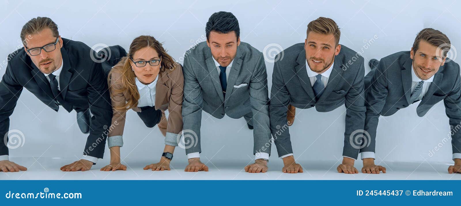 Professional Business Team is Ready To Start Stock Image - Image of ...