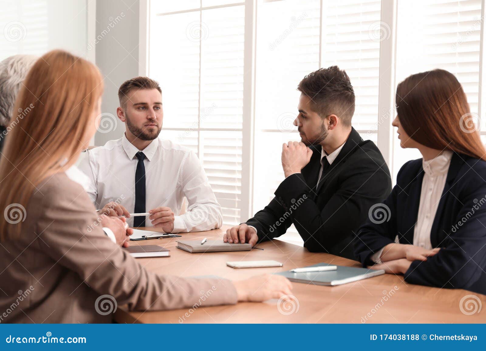 Professional Business Trainer Working with People Stock Photo - Image ...
