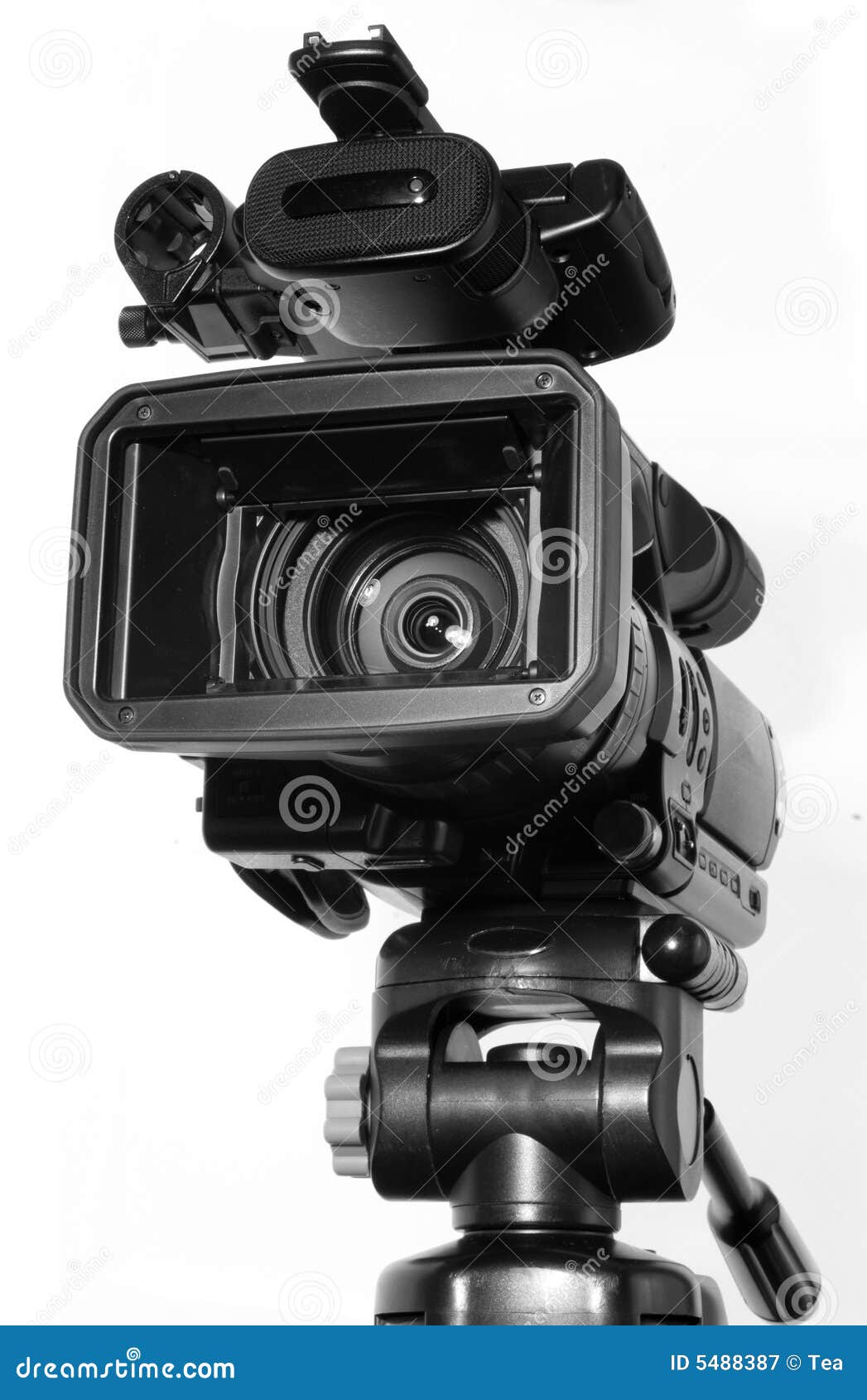 Professional camcorder stock image. Image of sound, recreational - 5488387