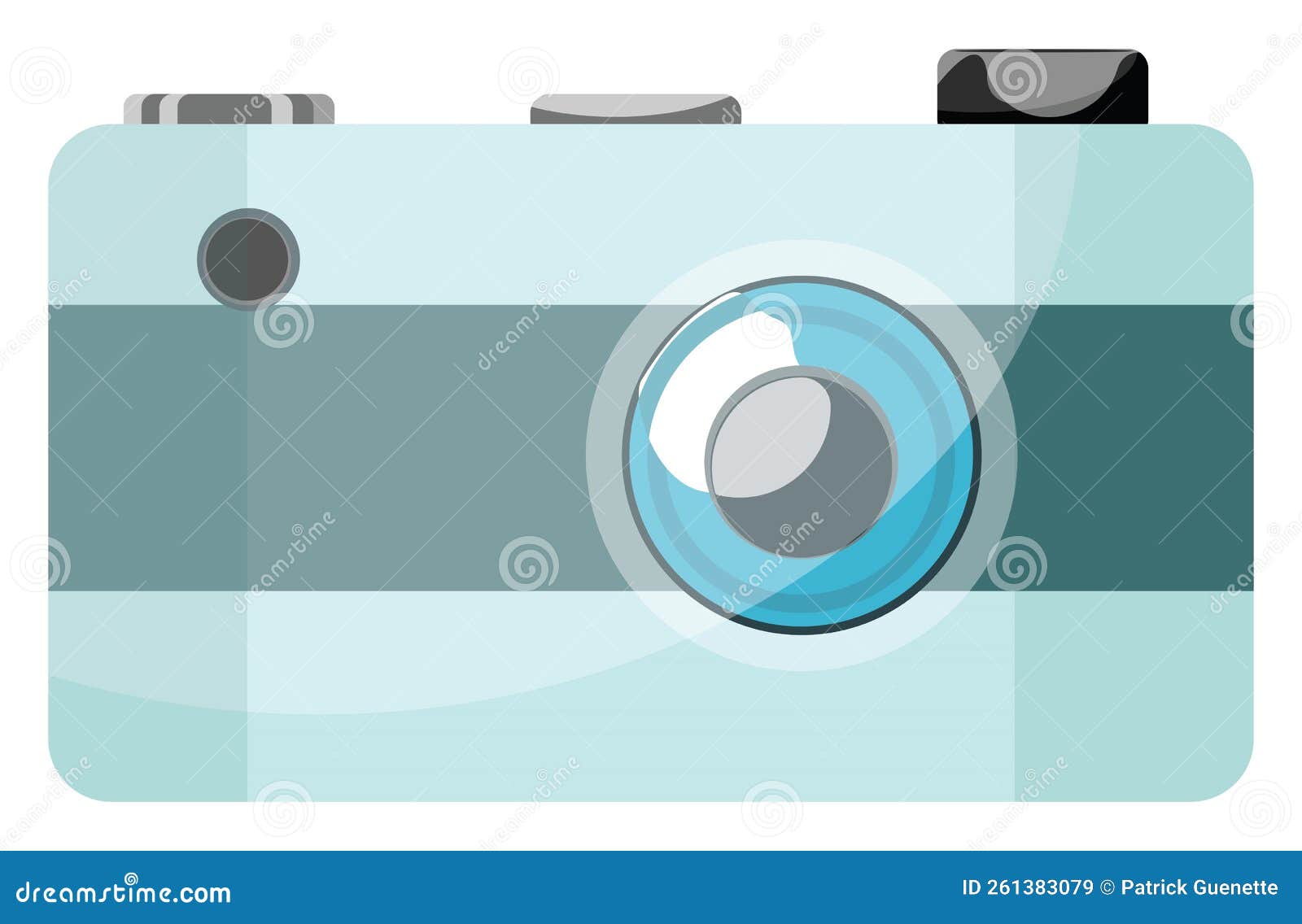 Professional camera, icon stock vector. Illustration of film - 261383079