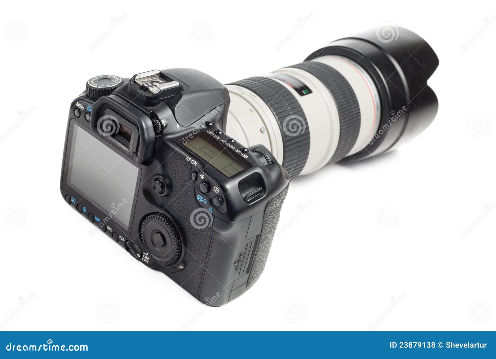 Professional Camera Whith Lens Royalty Free Stock Photos - Image: 23879138