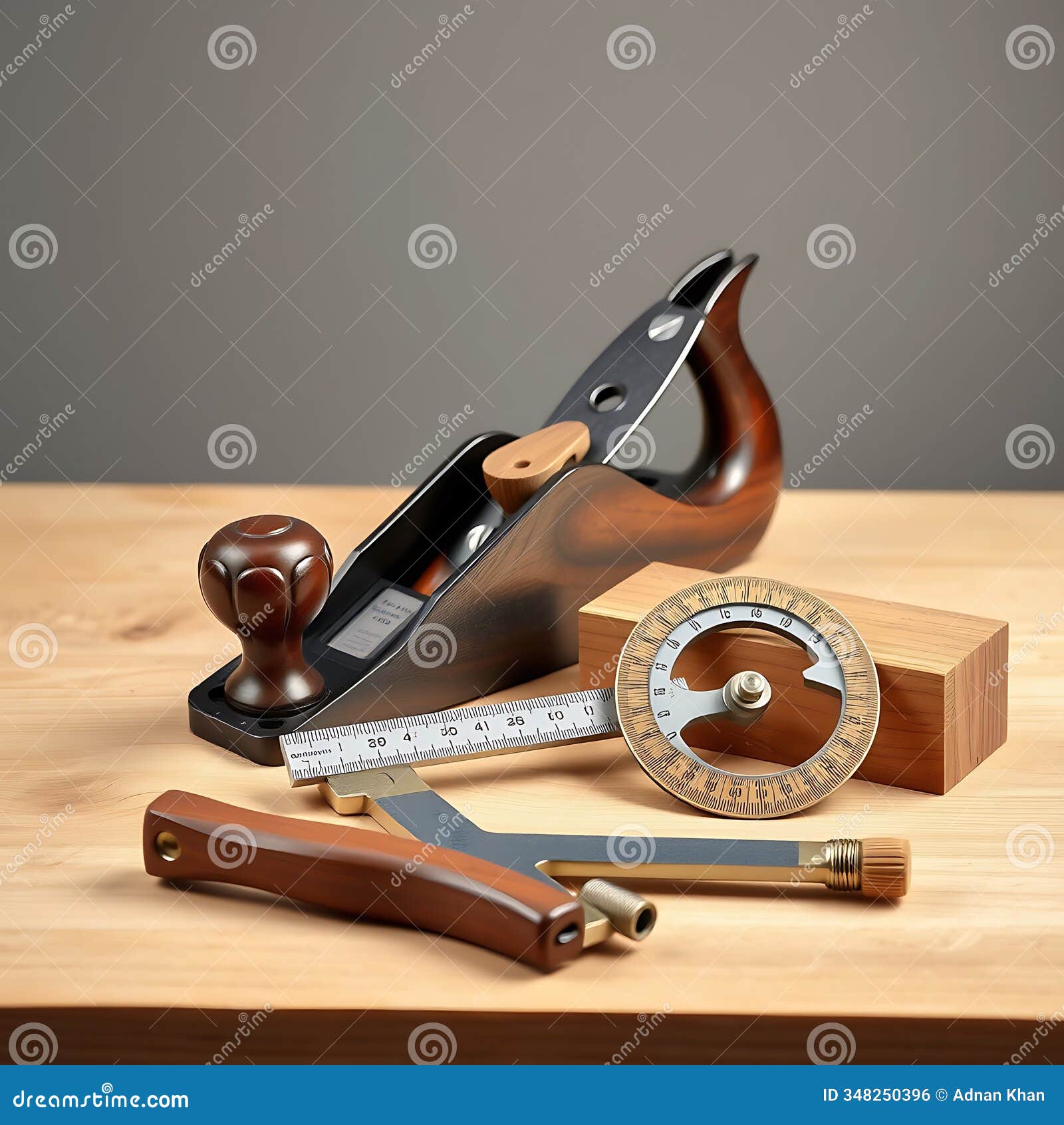 A Professional Carpentry Tool Display Featuring Precision Tools Like a ...