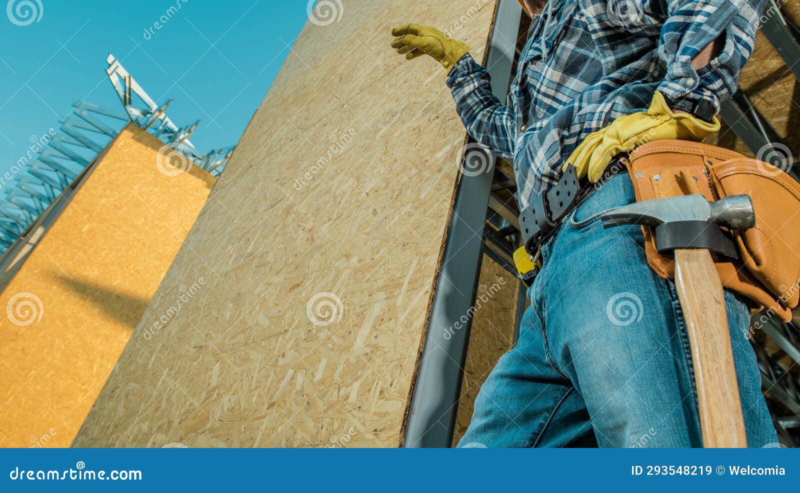 Professional Caucasian Construction Contractor Worker Stock Image ...