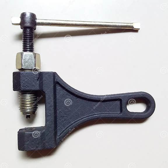 Professional Chain Cutting Tool for Motorcycle Stock Image - Image of ...