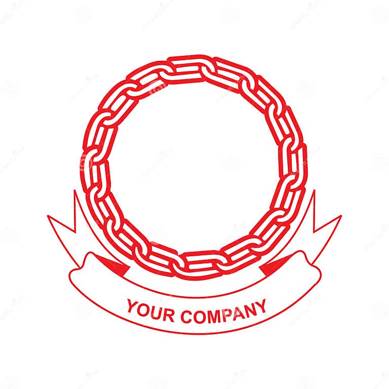 Professional Chain Logo Vector Image Stock Illustration - Illustration ...