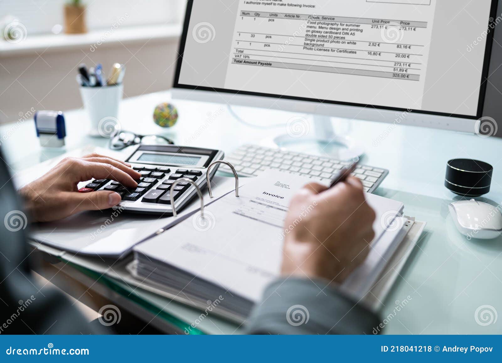 Professional Chartered Accountant Stock Photo - Image of office ...