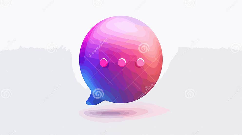 Professional Chat Bubble Icon for Interaction Design and Communication ...