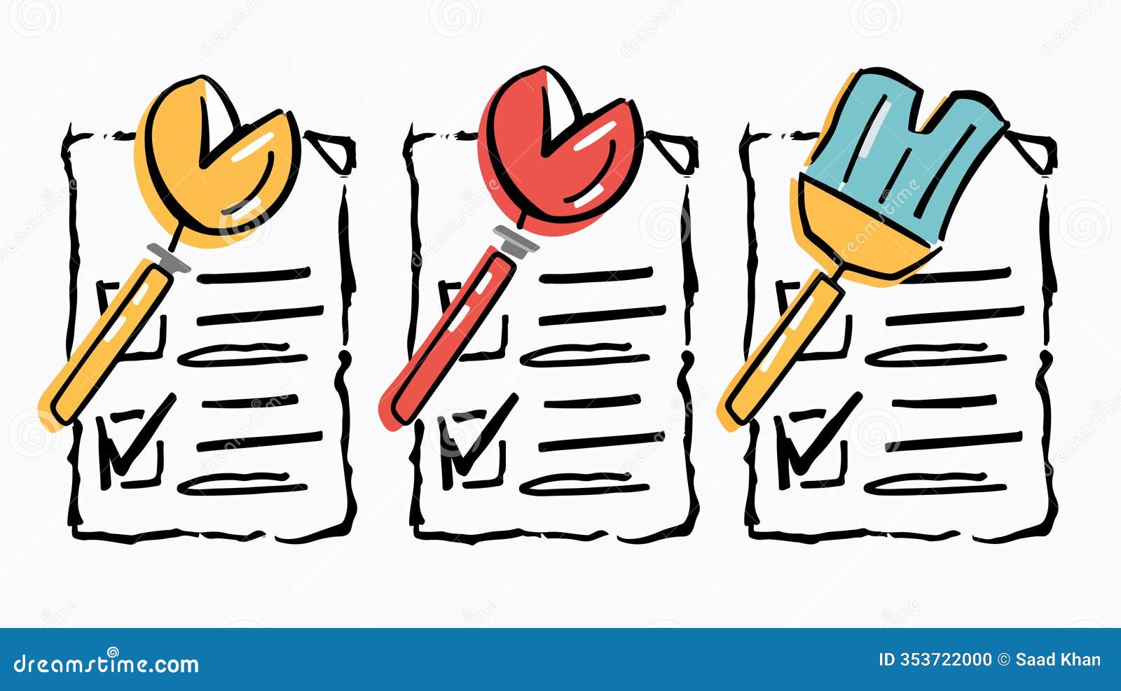 Professional Checklist Icon for Assessment Related Designs Stock Vector ...