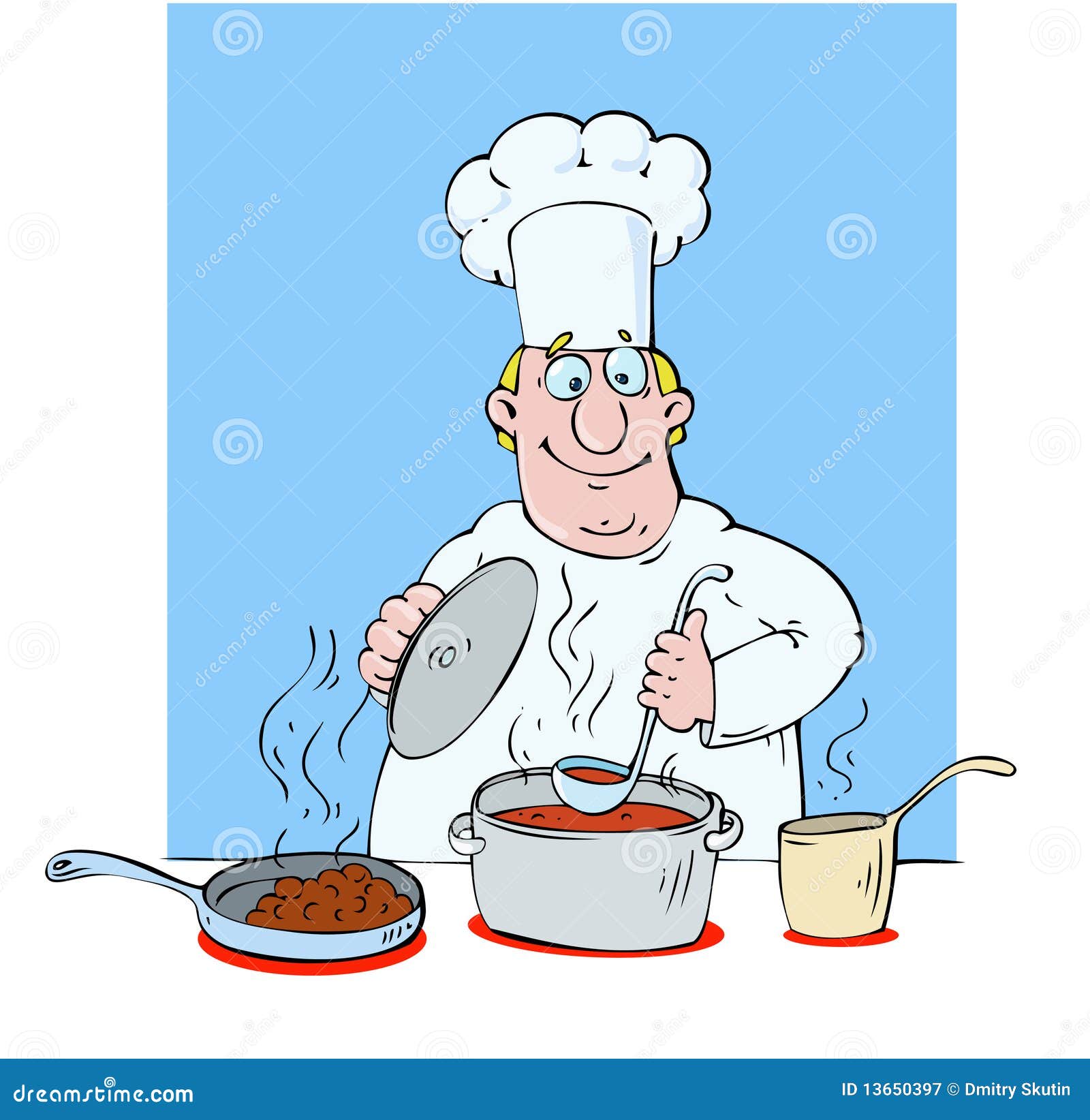 Professional Chef Cartoon | CartoonDealer.com #17856167