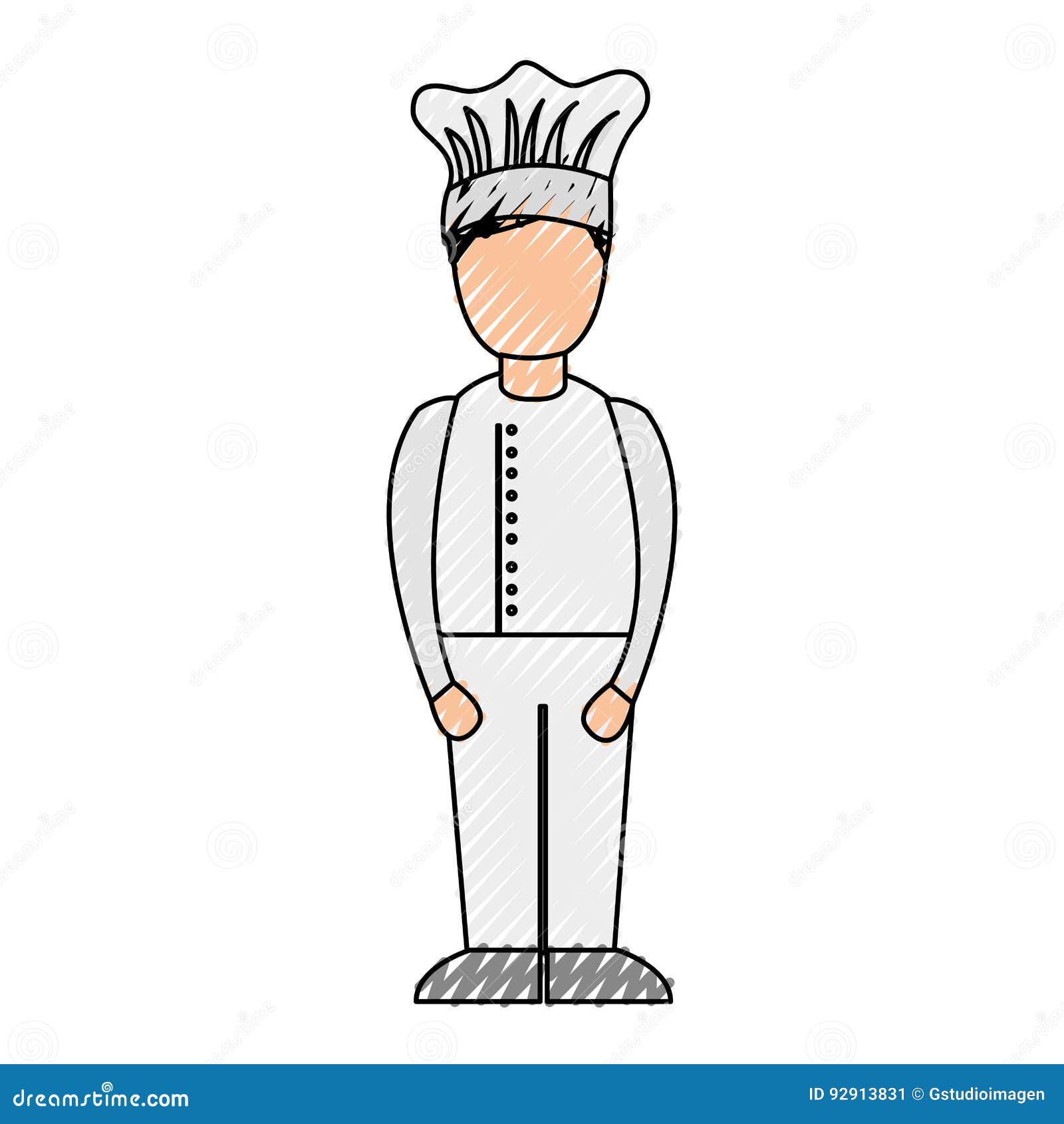 Professional Chef Avatar Character Stock Vector - Illustration of ...