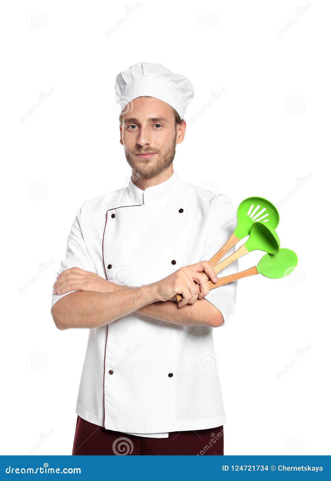 Professional Chef with Kitchen Tools Stock Photo - Image of kitchen ...