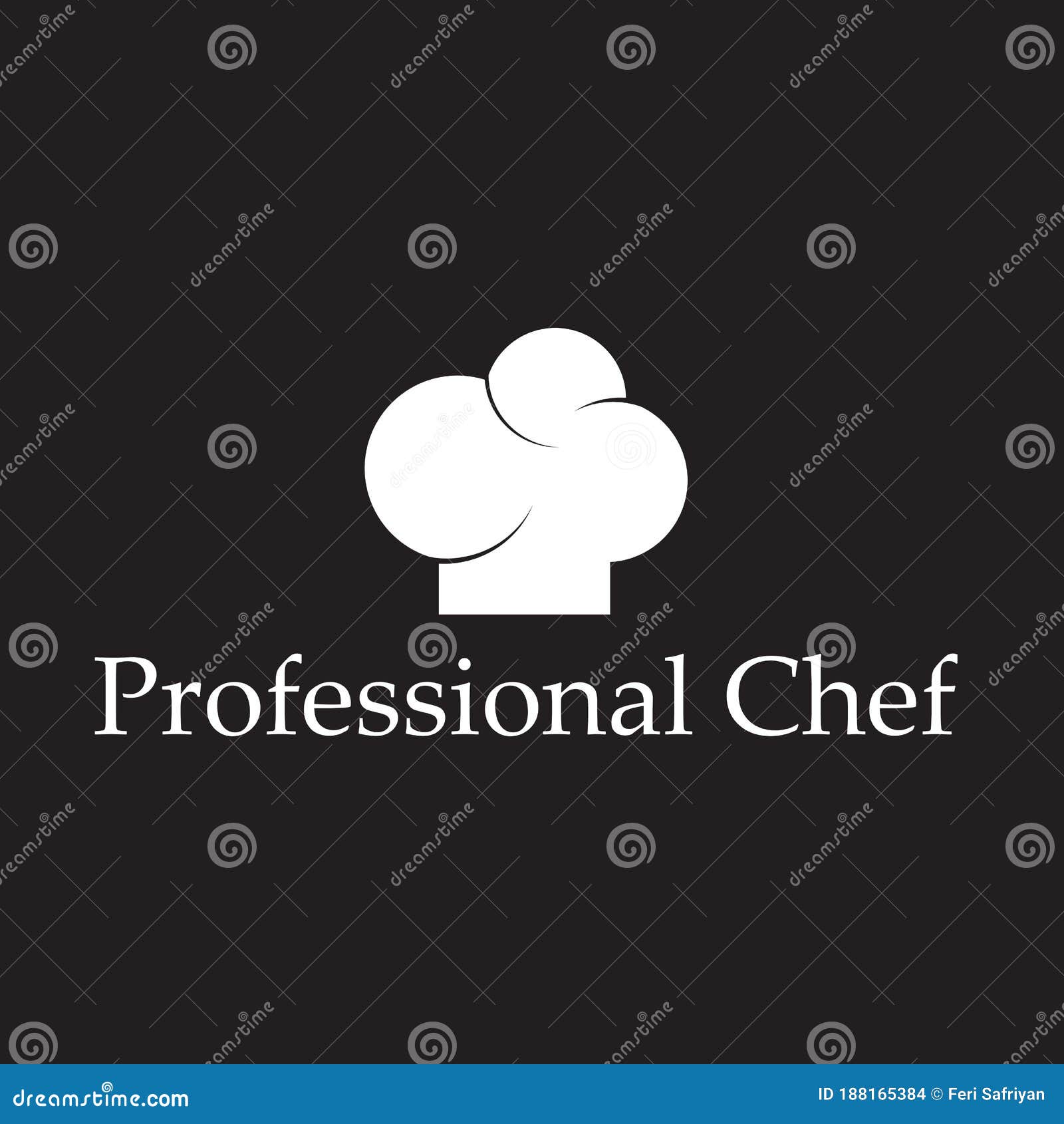 Professional Chef Logo Template Stock Illustration - Illustration of ...