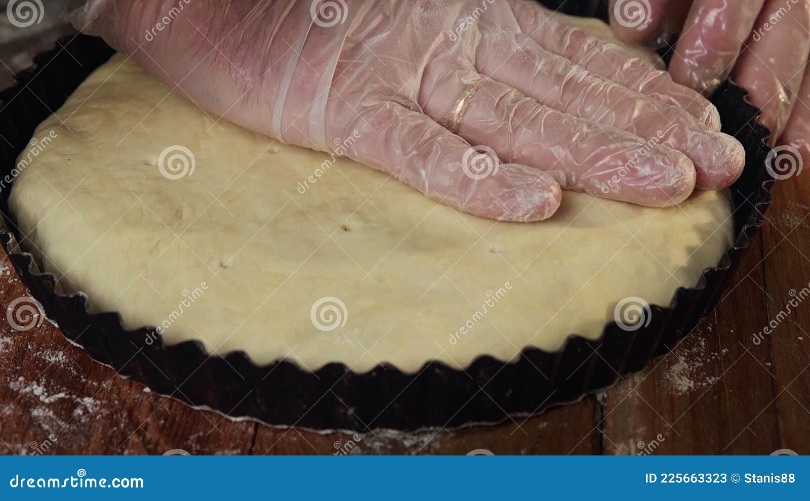 Professional Chef Makes Pie with Meat Stock Video - Video of gourmet ...