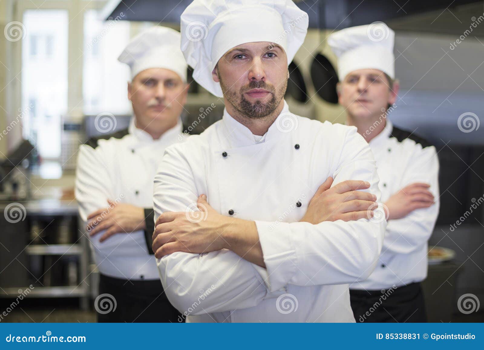 Professional chef at work stock image. Image of dish - 85338831