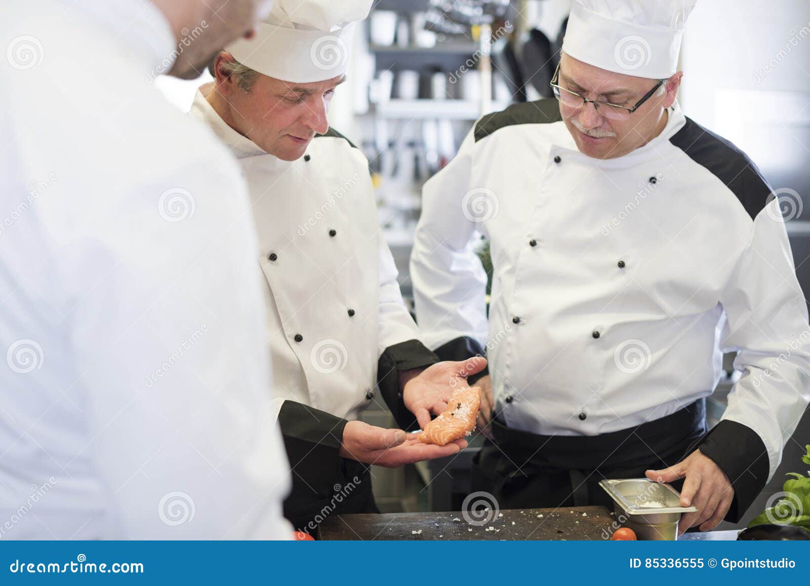 Professional chef at work stock image. Image of chef - 85336555