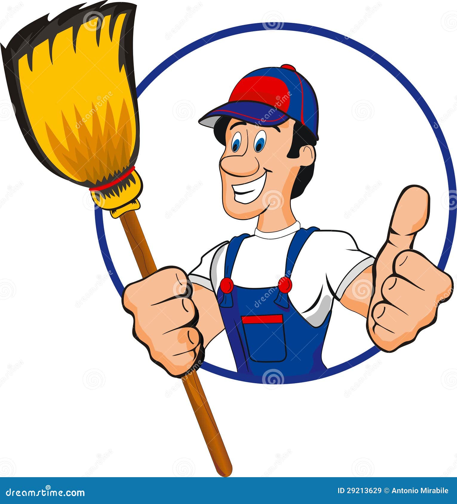 Professional cleaner stock vector. Illustration of cleaning - 29213629