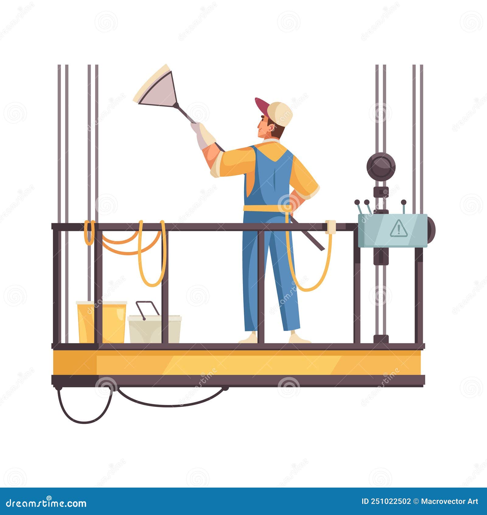 Professional Cleaner Icon stock vector. Illustration of machine - 251022502