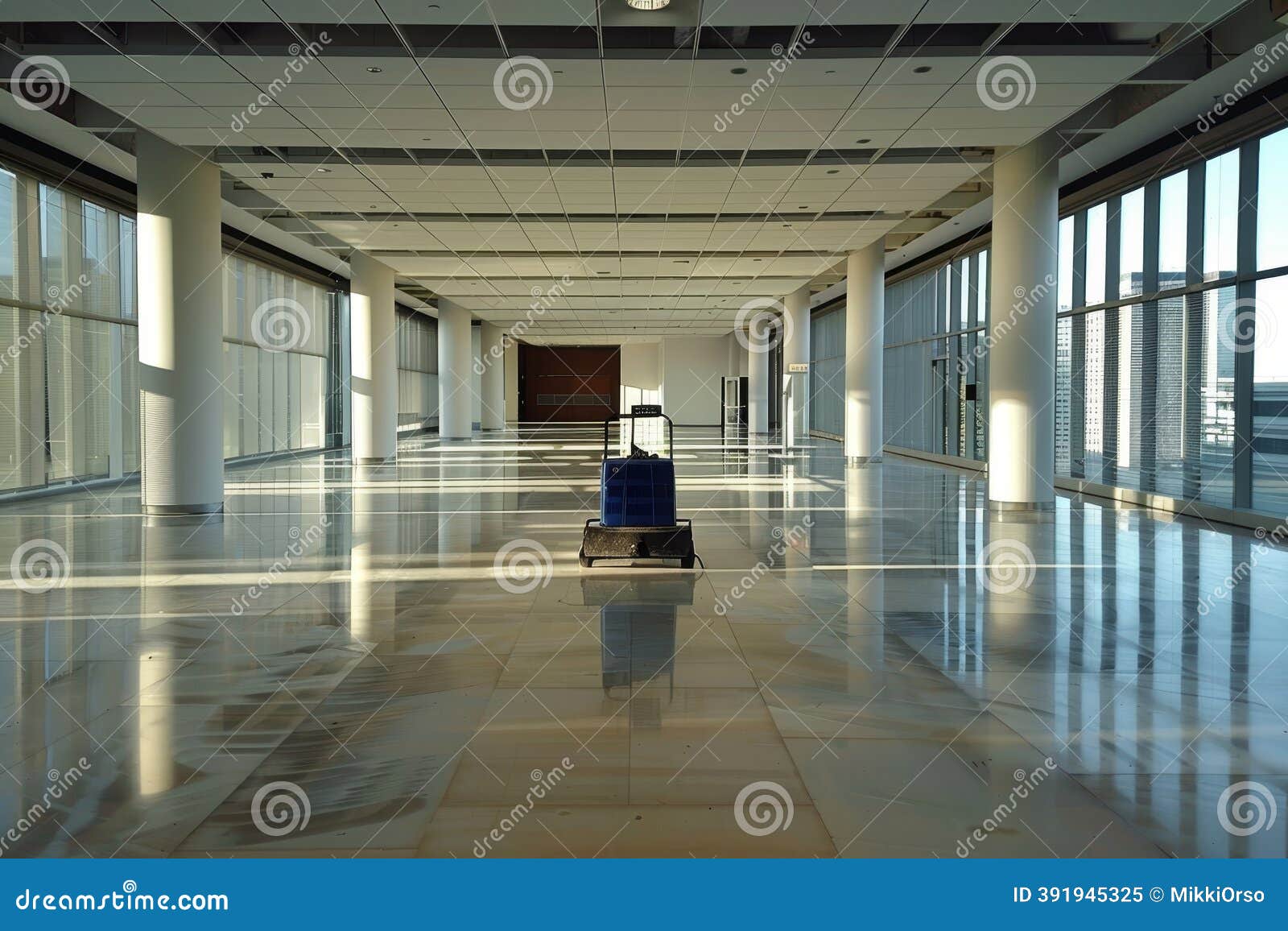 Professional Cleaners Team. Young Smiling Asian Couple Are Holding ...