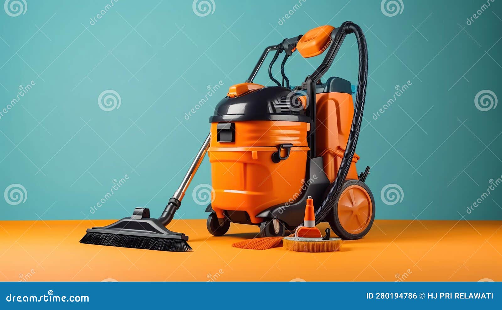 Professional Cleaning Equipment. Generative Ai Stock Illustration ...