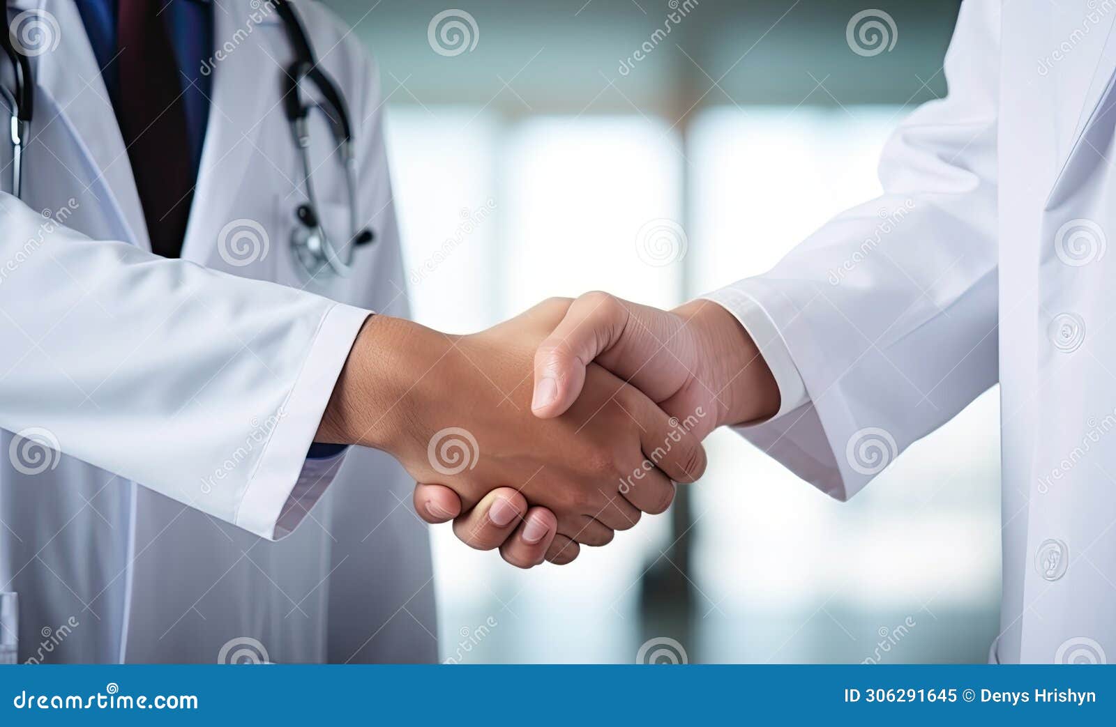 A Professional Collaboration: Doctors Engaging in a Handshake of Mutual ...