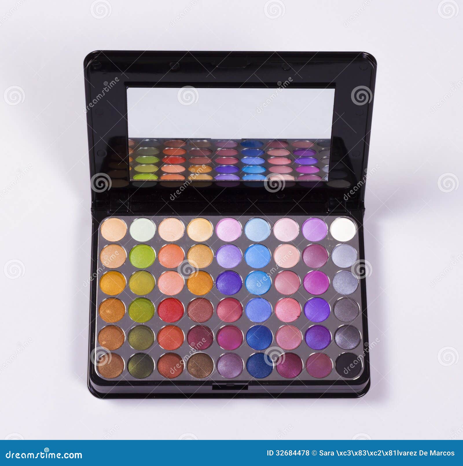 Professional Color Eye Shadow Palette Stock Photo - Image of beauty ...